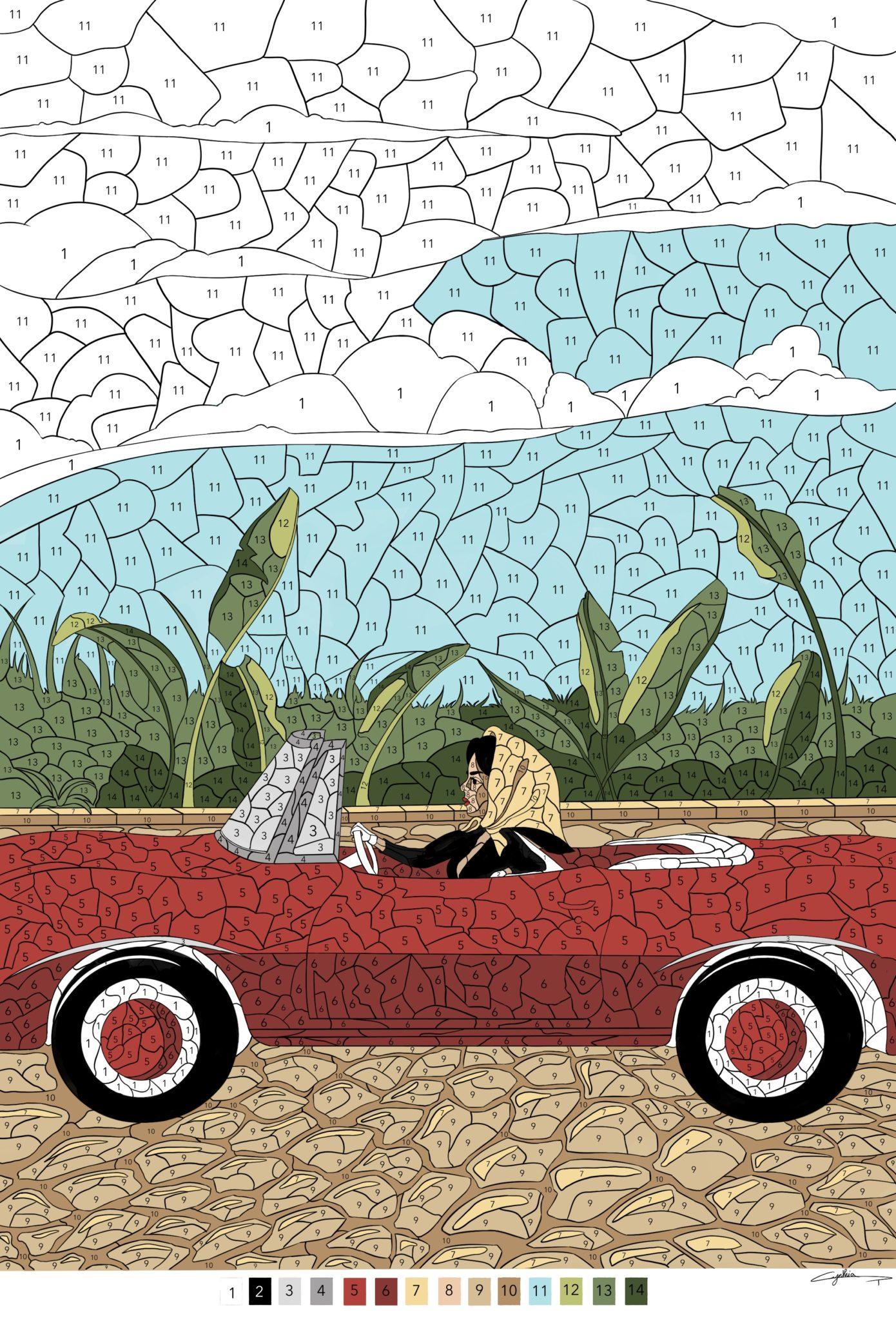 Coloriage mystère - Dessins - Cynthia Artstudio - Illustratrice